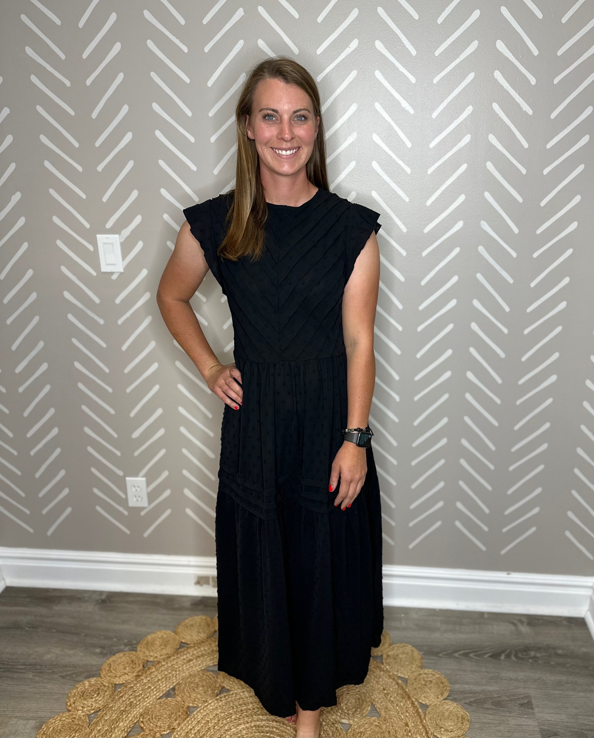 Myra Dress Black | Trendy Acres Boutique